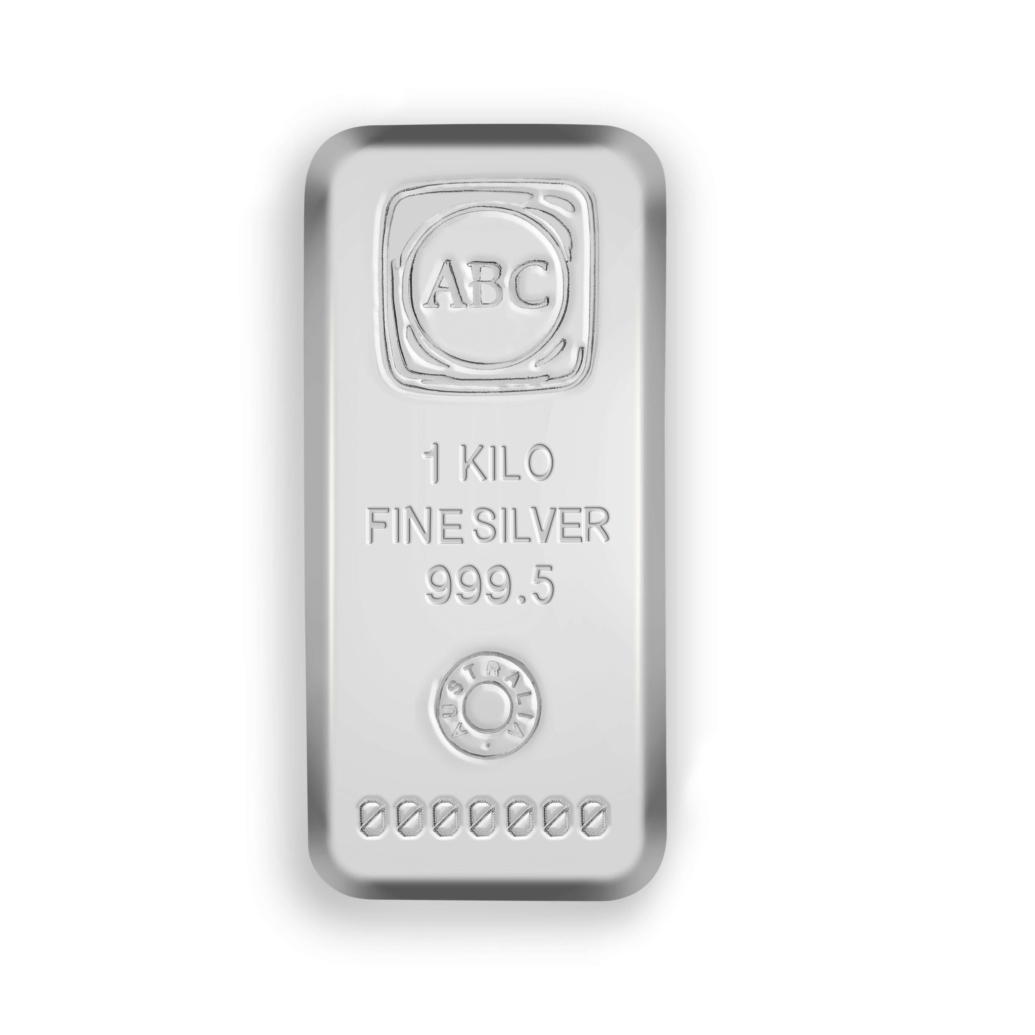 1kg ABC silver bar - City Gold Bullion